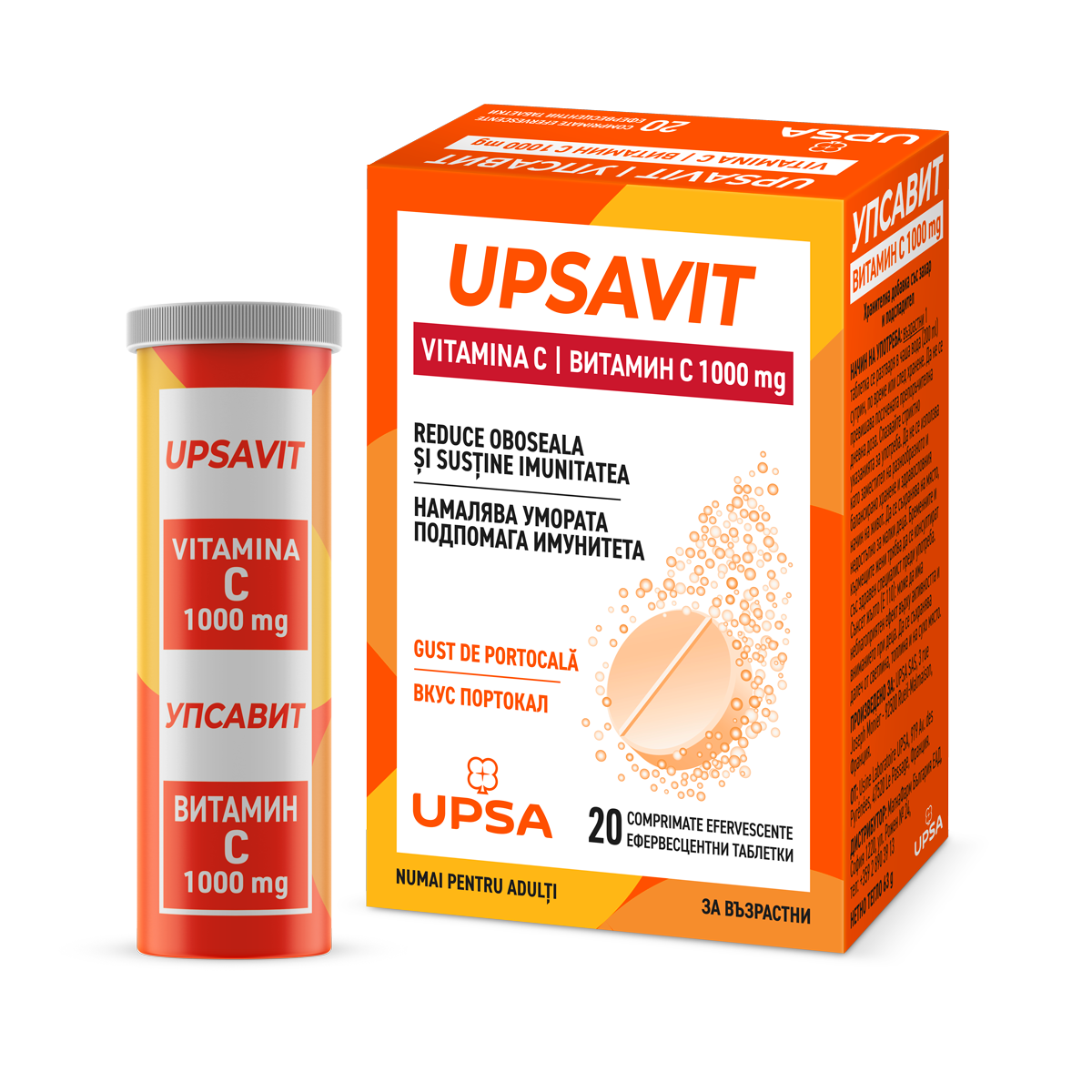 UPSAVIT VITAMIN C 1000 mg - UPSA.com